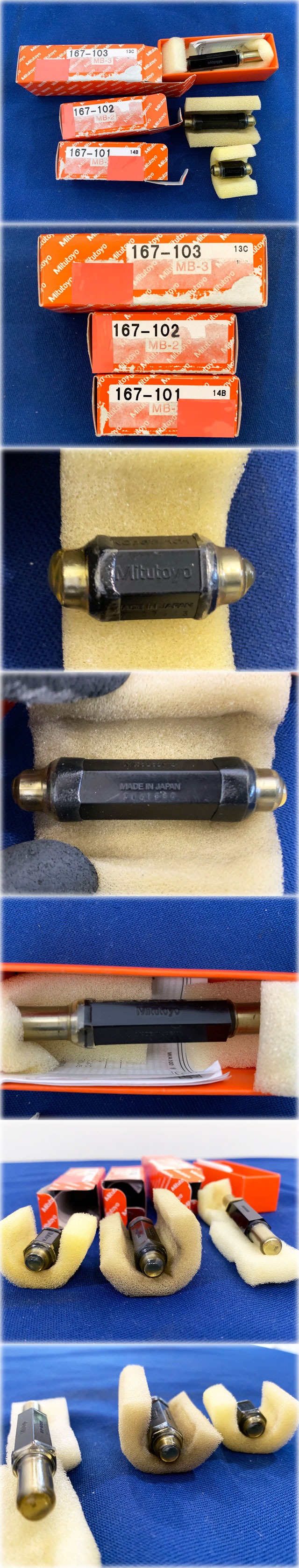 日本代購代標第一品牌【樂淘letao】－ミツトヨ マイクロメーター基準棒3種セット MB-25/MB-50/MB-75 テストバー 基点調整 ...