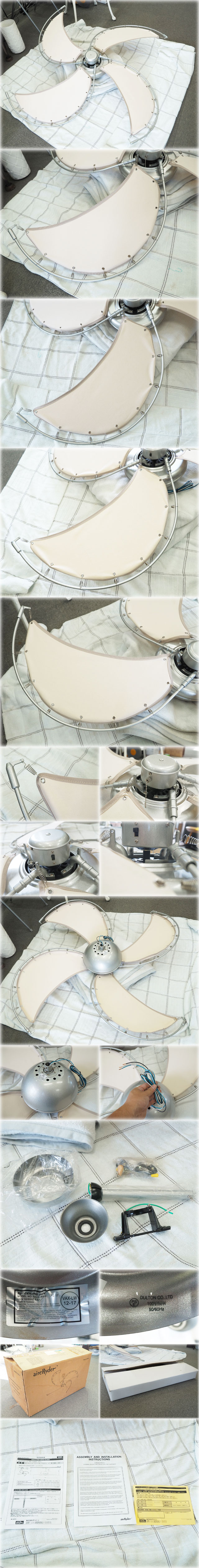 代購代標第一品牌－樂淘letao－【未使用品】ダルトン シーリングファン SINGLE SPIN O.WHITE DT03-CF01φ1370mm 風量3段階 DULTON インダストリアル ...